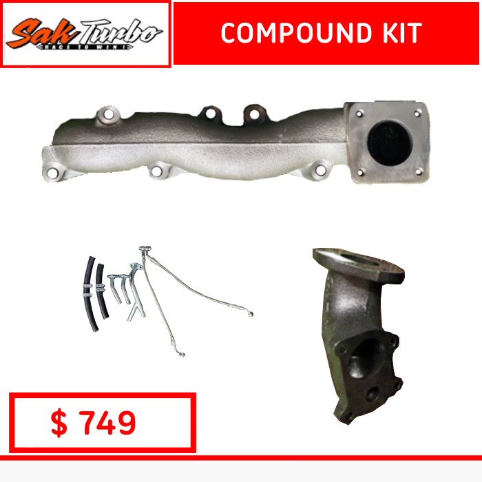 [SAK] 4JJ1 COMPOUND TURBO KIT – Diesel Racing Shop
