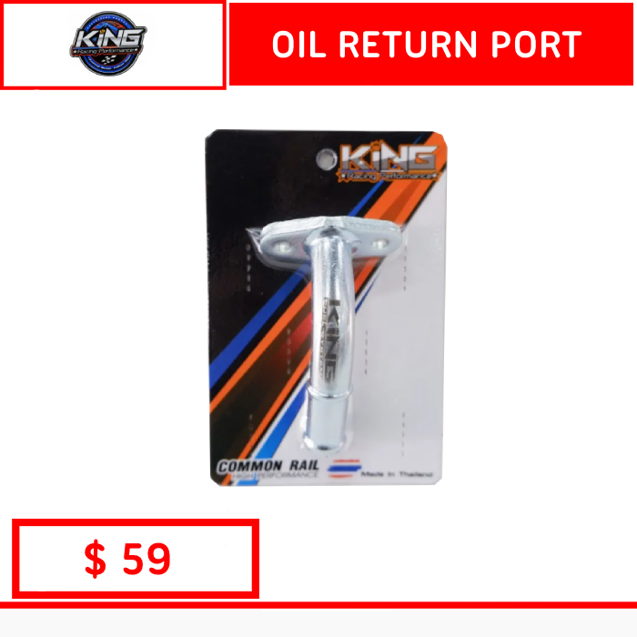 [KING] Turbo Oil Return Port Engine side – Diesel Racing Shop